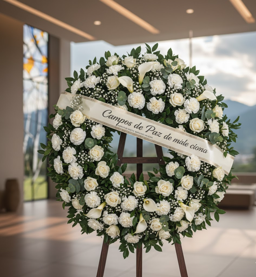 Coronas Fúnebres Entrega Inmediata 24 Horas - Funeraria y Parque ...